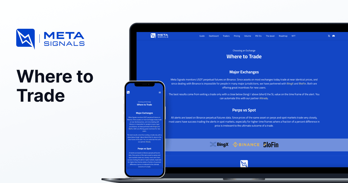 Where to trade | MetaSignals