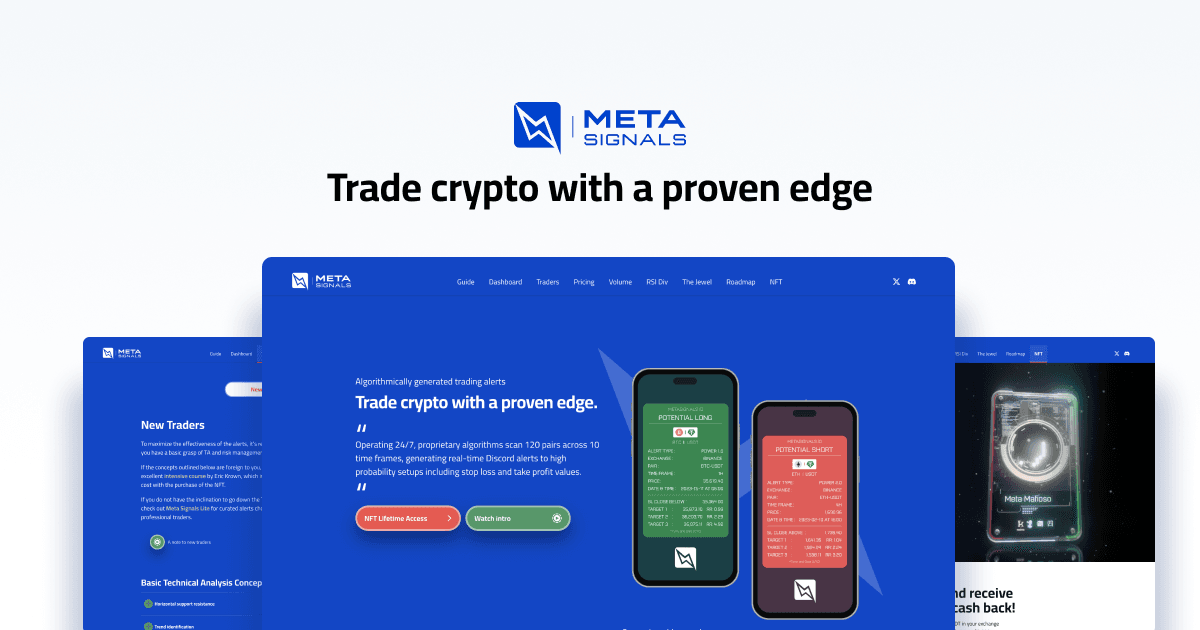 Trade crypto with a proven edge | MetaSignals
